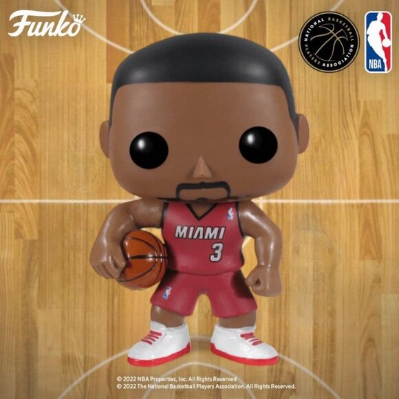 Funko | Toys | Funko Pop Nba Basketball Dwayne Wade Miami Heat Vaulted ...